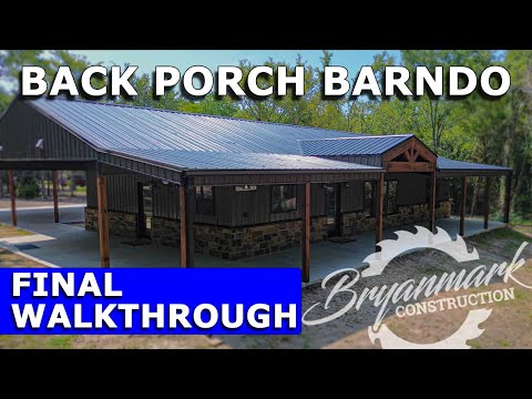 Back Porch Barndo Plans – Bryanmark Construction, LLC